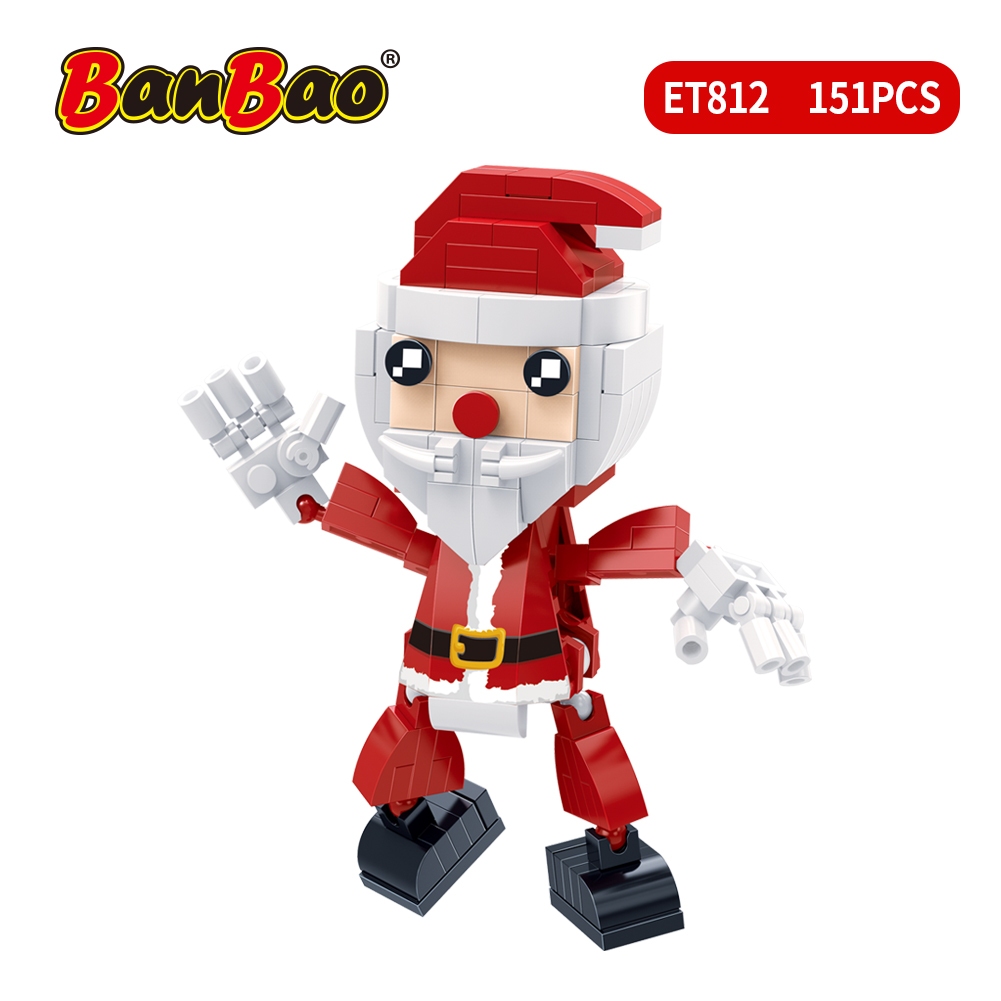 Jual Banbao ET812 Mainan Lego Balok Blok Bangunan Natal Kotak Warna ...