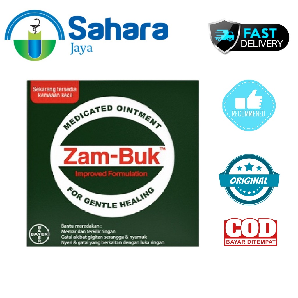 Jual [SJ] Zambuk 8gr Obat memar / Salep Zam buk 8g Bayer Original ...
