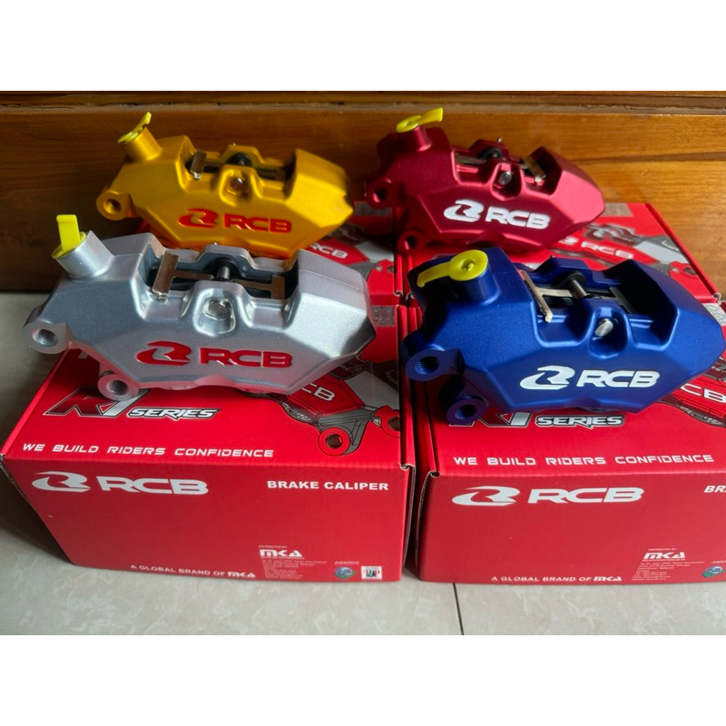 Jual Kaliper RCB 4Piston Tipe R1 Series tanpa breket Kanan atau Kiri ...
