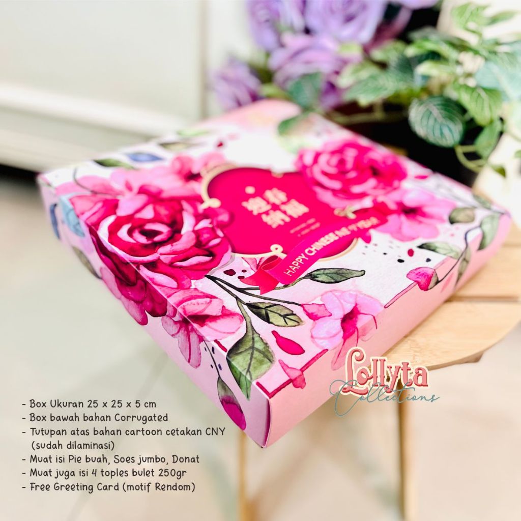 Jual Box isi 4 toples bulet 250gr uk 25 x 25 x 5 cm CNY / IMLEK ...