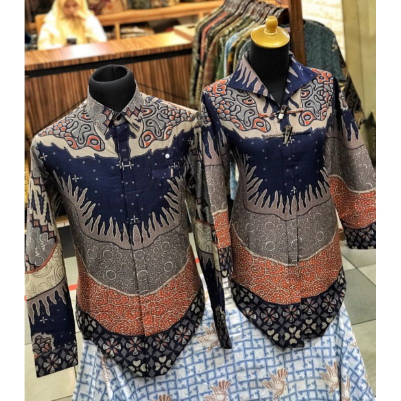 Jual Batik couple premium kombinasi tulis/Batik exclusive terbaru full ...