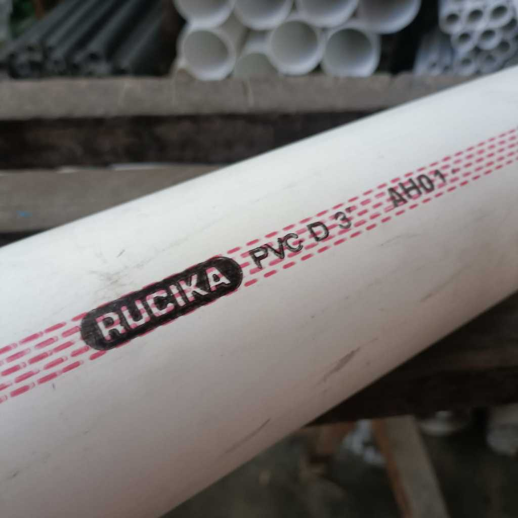 Jual Pipa potongan 3" Inch D Rucika 1 meter | 100 cm | Shopee Indonesia