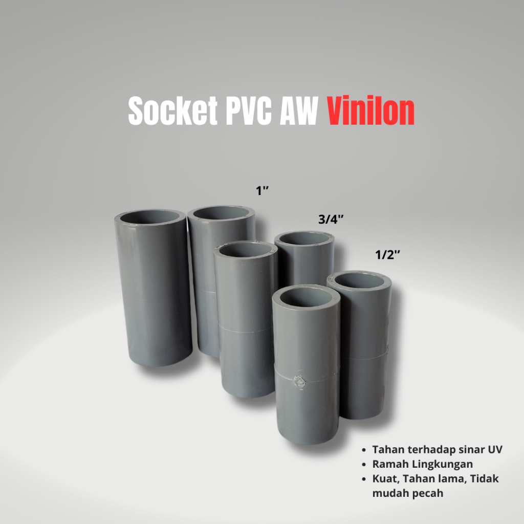 Jual Socket PVC AW Vinilon | Shopee Indonesia