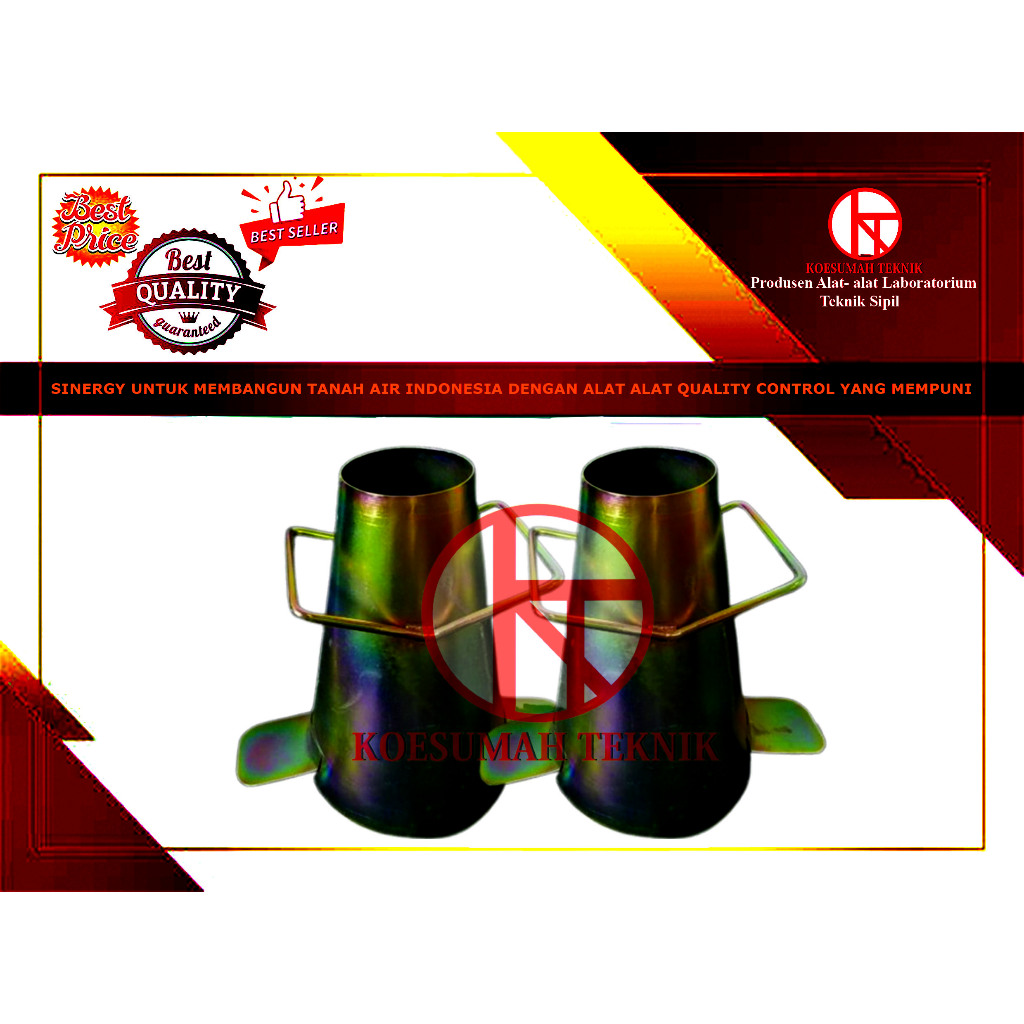 Jual corong slump test kerucut abraham funnel slump test | Shopee Indonesia