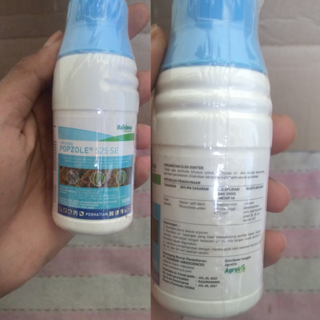 Jual Fungisida Sistemik Protektif POPZOLE 525 SE - 100ml - Propikonazol + Trisiklazol | Shopee ...