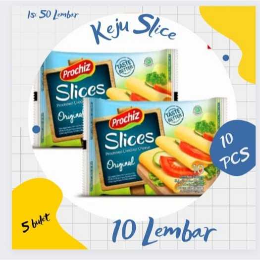 Jual Keju Prochiz Slice - Keju Prochis Slice isi 10 Lembar | Shopee ...