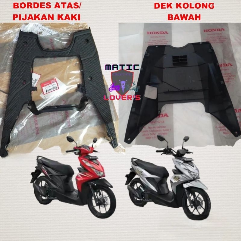 Jual step floor bordes dan cover under dek kolong bawah beat esp new beat deluxe beat street new ...