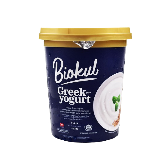 Jual Biokul Greek Yoghurt - 473g | Wajib Instant !!! | Shopee Indonesia