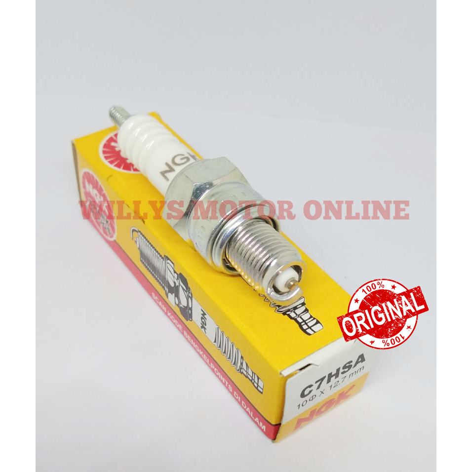 Jual Busi C7HSA NGK Original / Busi Supra Grand Mio | Shopee Indonesia