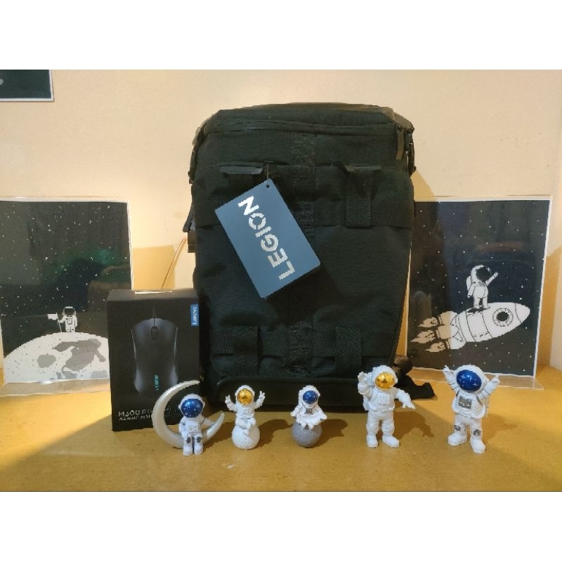 Jual Tas Lenovo Legion Backpack Active + Mouse Gaming Legion M300 RGB ...