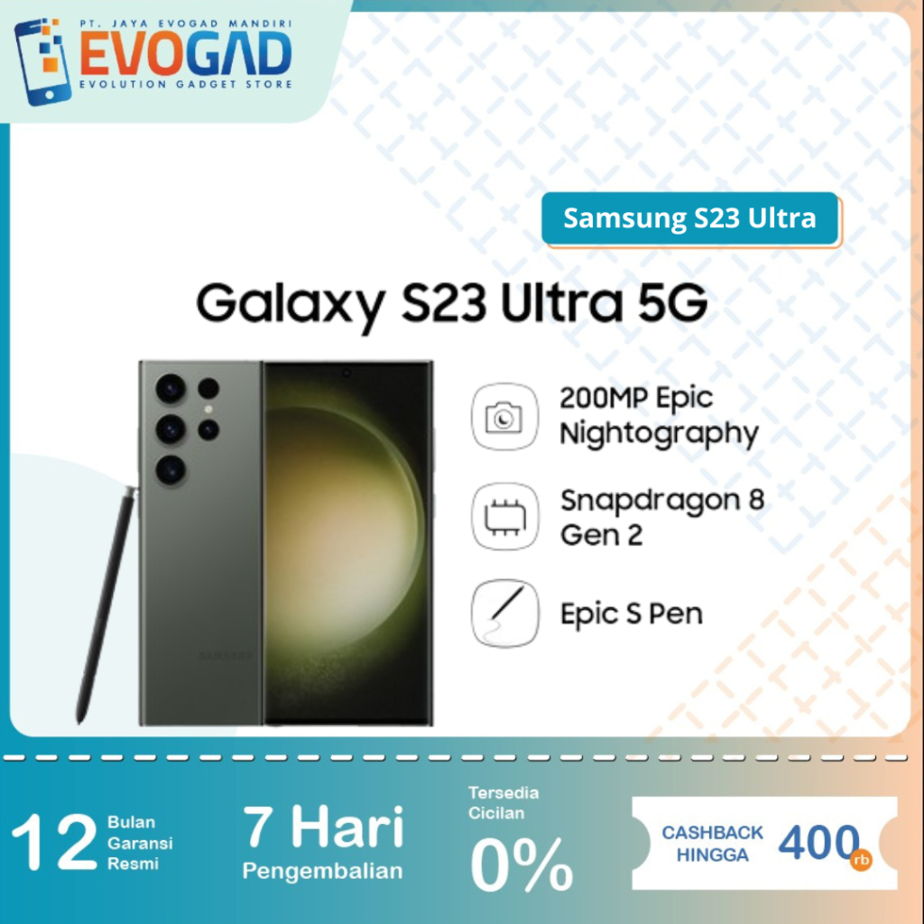 Jual Samsung S23 Ultra 5G Qualcomm SM8550 Garansi Resmi Samsung Indonesia | Shopee Indonesia