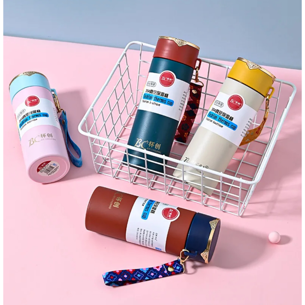 Jual Tumbler Termos Viral warna Fashion Thermos stainless steel 400ml ...