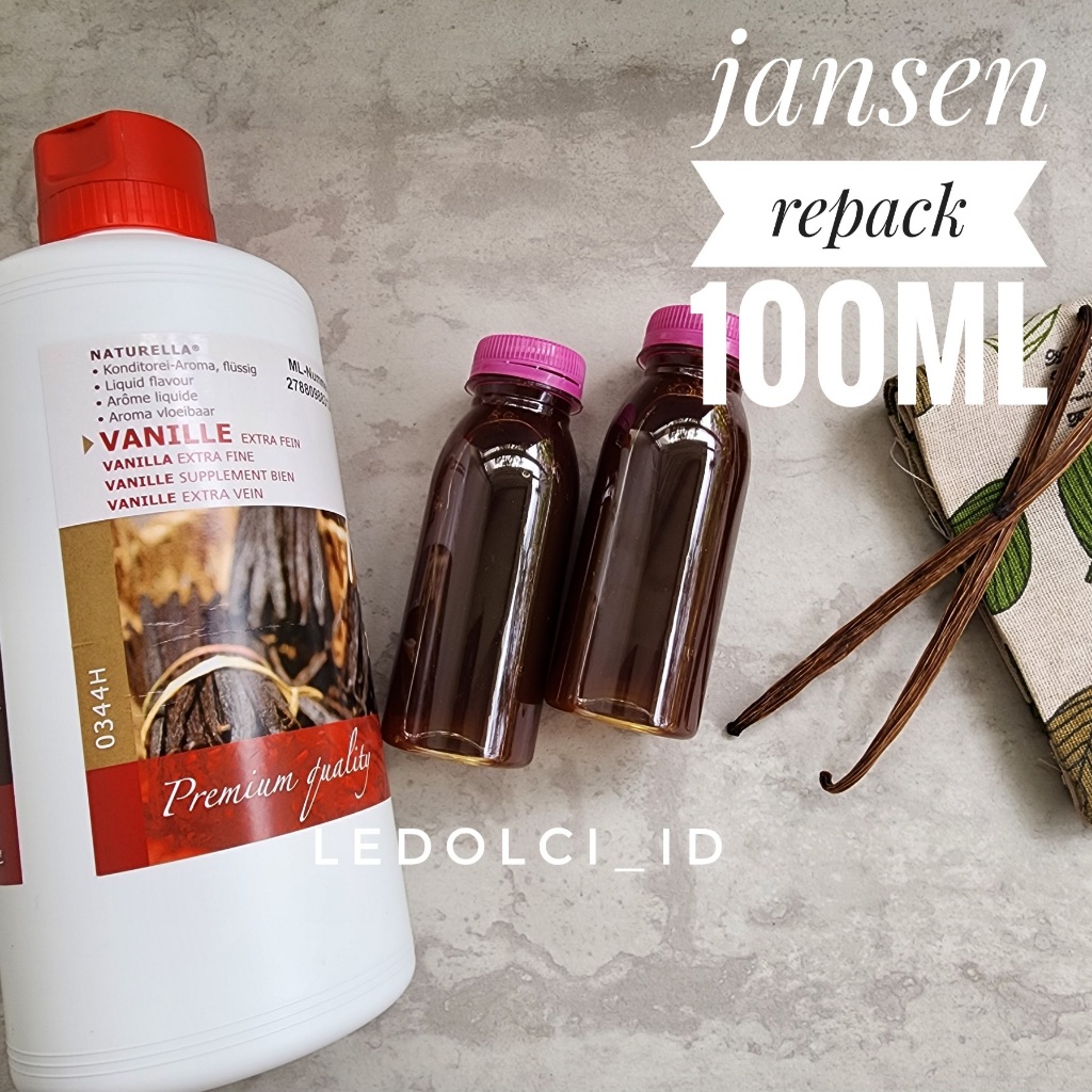 Jual Jansen Vanilla Extract | Jansen Ekstrak Vanilla 100 Gram REPACK ...