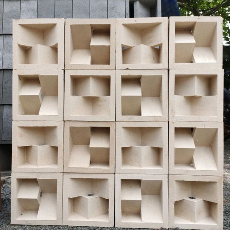 Jual Roster motif M, Roster/loster beton minimalis cocok untuk pagar ...