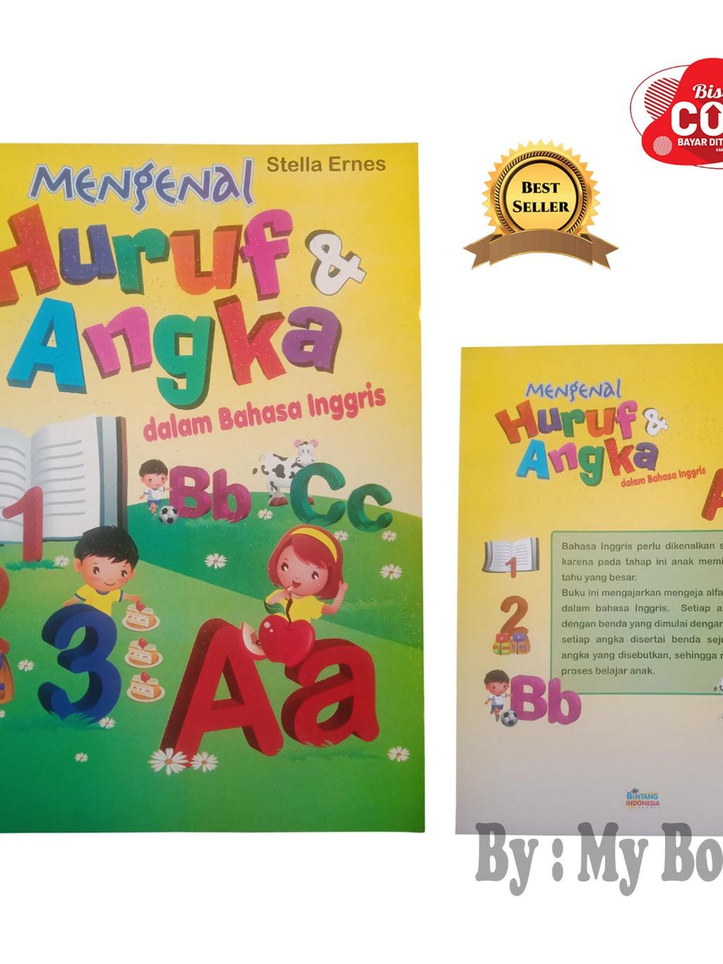 Jual Buku Mengenal Huruf Dan Angka Dalam Bahasa Inggris PAUD Dan TK ...