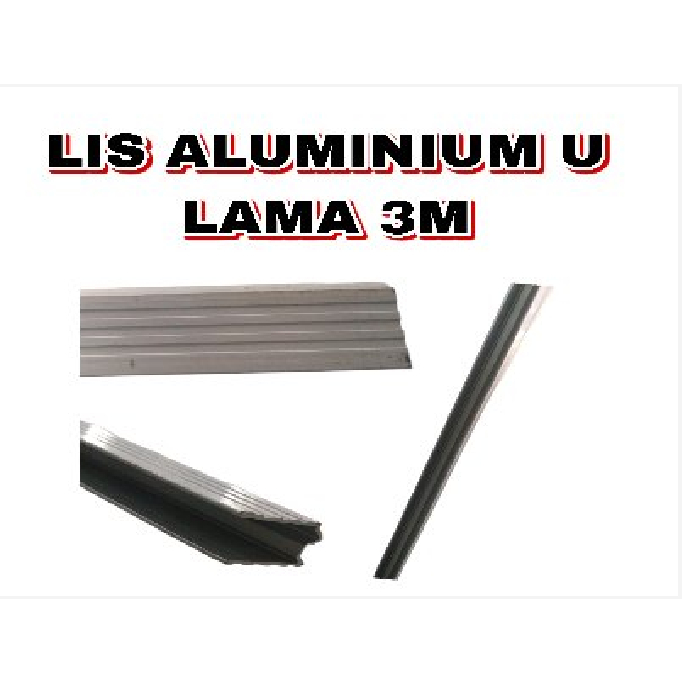 Jual LIS ALUMINIUM U LAMA 3M | Shopee Indonesia