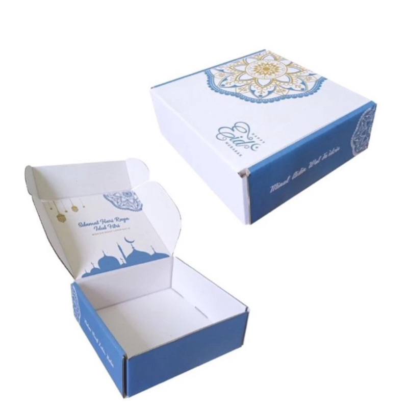 Jual Box Puding 27x27x10 cm Box/Karton/Paking/Polos/Hampers/Boneka/Tart ...