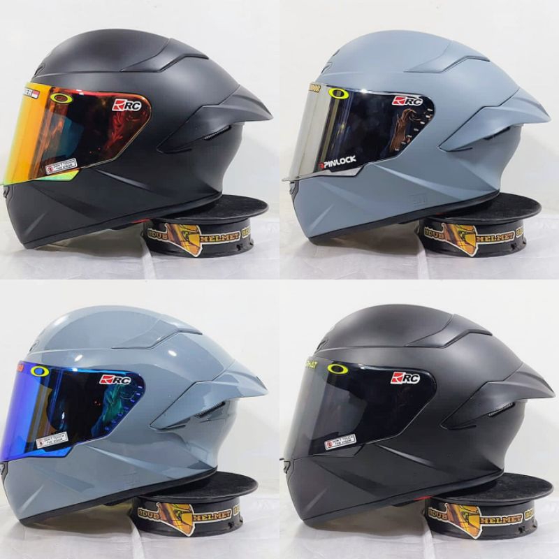 Jual Helm full face MLA TT COURSE solid paket ganteng | Shopee Indonesia