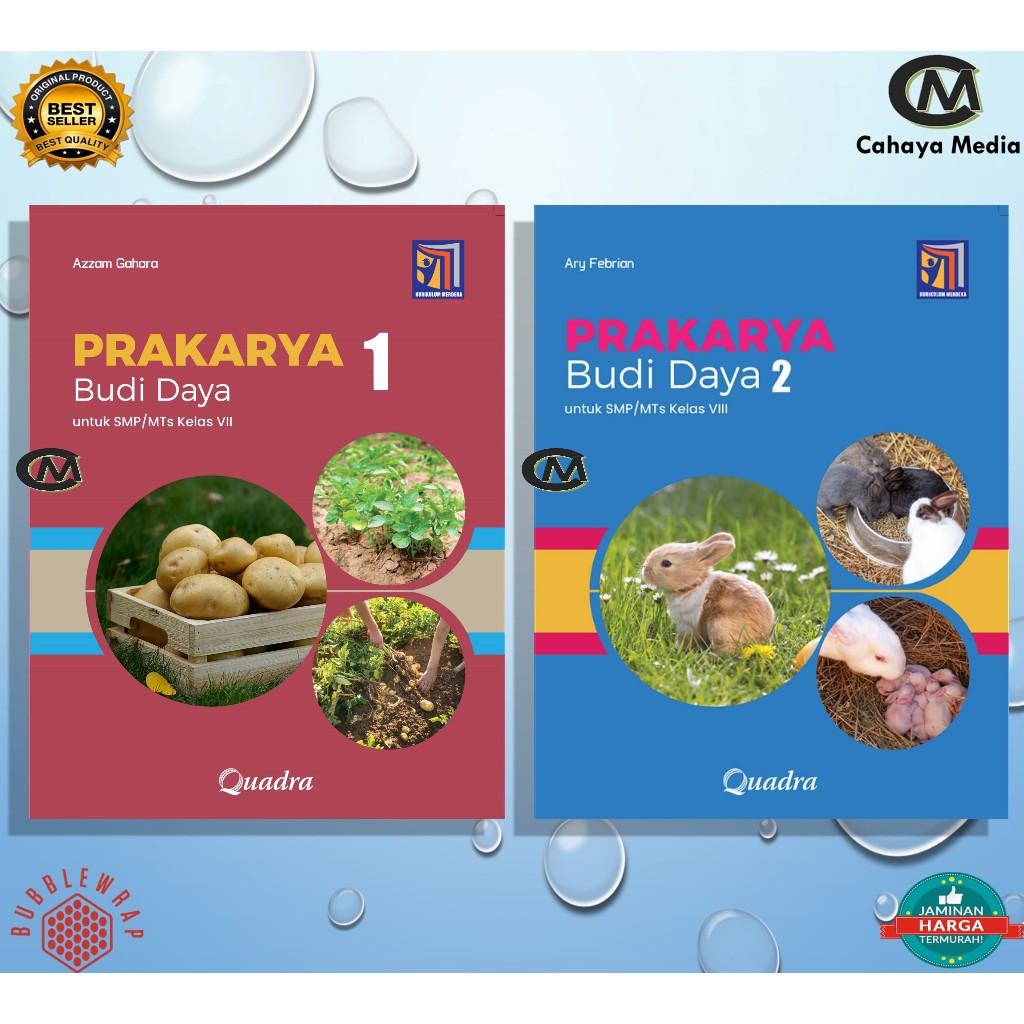 Jual [Penerbit Quadra[ Prakarya Budi Daya kelas 7 & 8 kurikulum merdeka | Shopee Indonesia