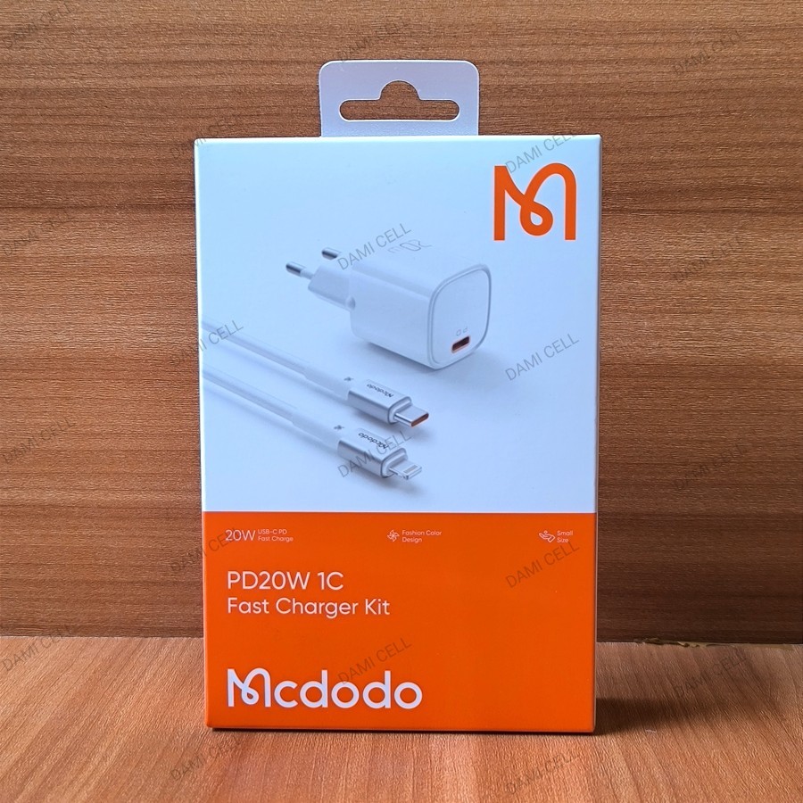 Jual Cas Iphone Set 20W PD Type C to Lightning Fast charger Mcdodo CH ...