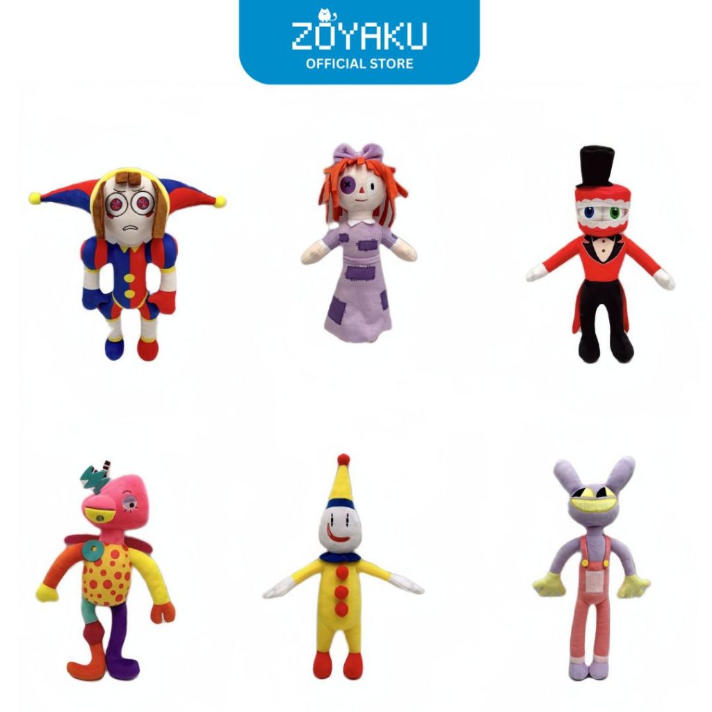 Jual Boneka Plush Doll The Amazing Digital Circus Mainan Empuk Hadiah ...