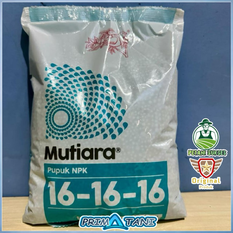 Jual Pupuk Meroke NPK Mutiara 16 16 16 kemasan pabrik 1kg | Shopee Indonesia