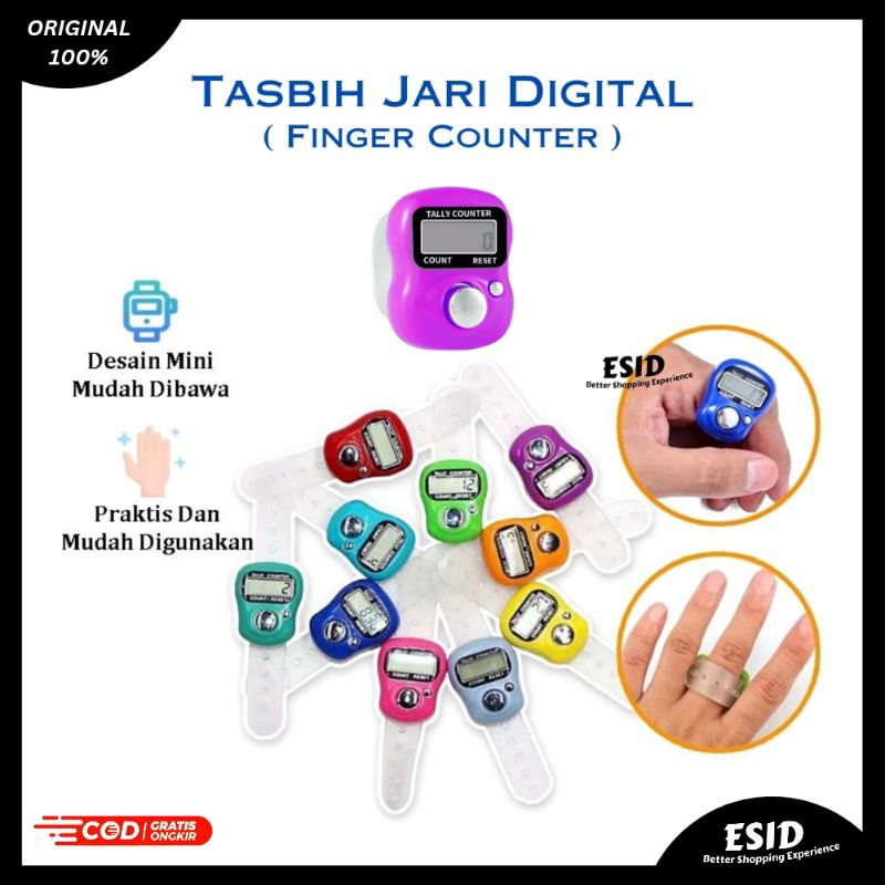 Jual Tasbih Digital | Tasbih Jari | Tally Finger Counter | Tasbih ...