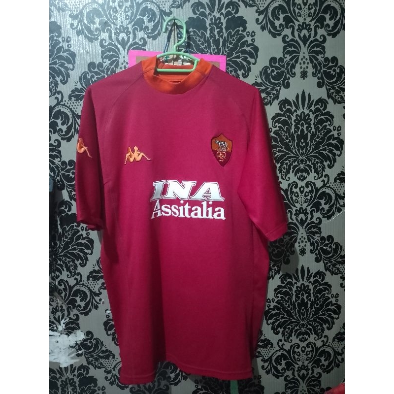 Jual JERSEY AS ROMA RETRO 2000 | Shopee Indonesia