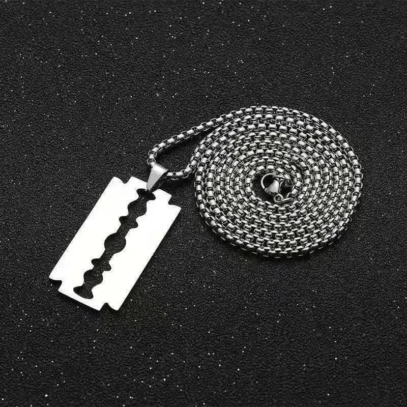 Jual KALUNG TITANIUM PRIA MODEL ROLO BANDUL SILET SILVER ANTI KARAT ...