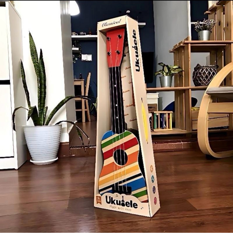 Jual Gitar Ukulele Senar 4 / Guitar Akustik Mini Mainan Anak Alat Musik ...
