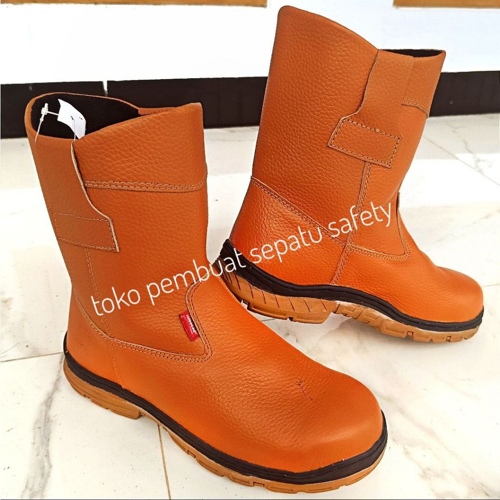 Jual Sepatu Safety Alas Besi Tahan Tusukan Tahan Percikan Api Sepatu ...