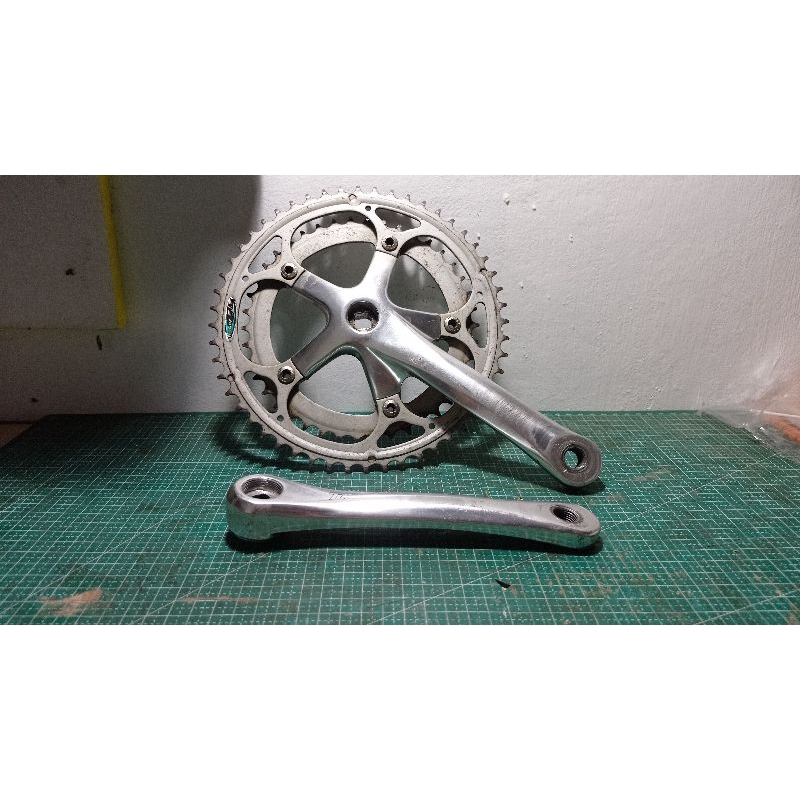 Jual crankset crank 2 speed 52 t 44 t tracer bb kotak alloy copotan ...