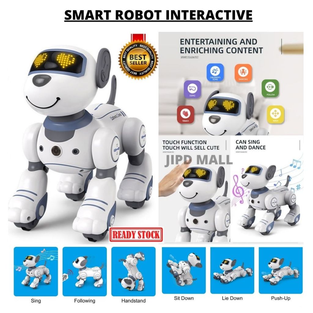 Jual Mainan Smart Robot Pintar Interactive Dancing with Remote | Shopee ...