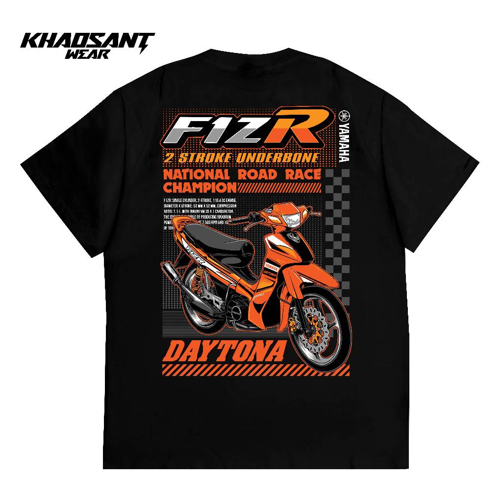 Jual KHAOSANT Kaos Yamaha Fizr Daytona Limited Edition Tshirt 2 Stroke ...