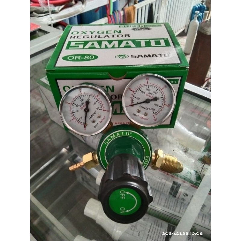 Jual Regulator oksigen samato / regulator oksigen las / regulator ...