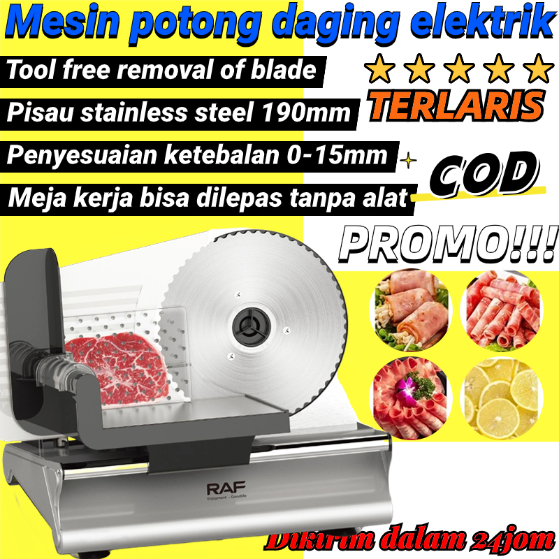 Jual Electric Meat Slicer Multifungsi Pengiris Serbaguna Anti Karat ...