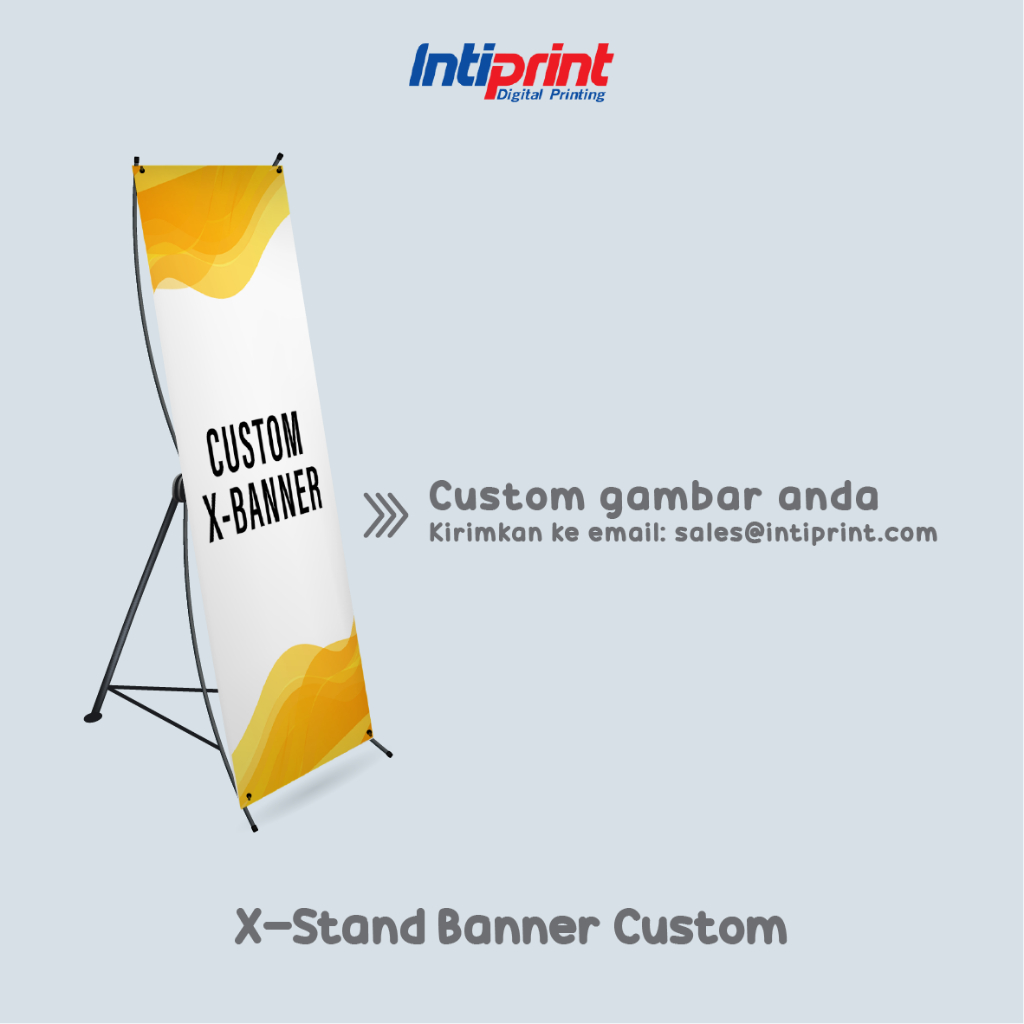 Jual Cetak X-Banner Custom Standing Banner Banner + Tiang Stand ...
