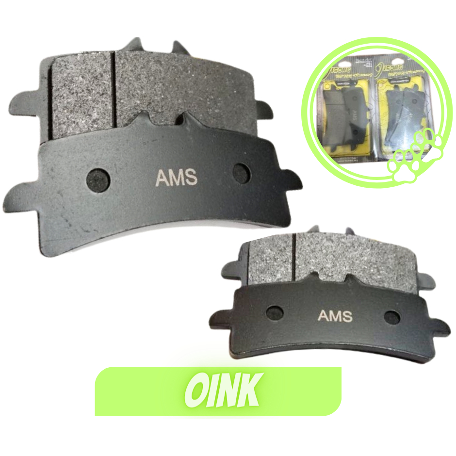 Jual Kampas Rem AMS 4 Piston Kaliper Brembo 4P Monoblock Original kualitas bagus | Shopee Indonesia