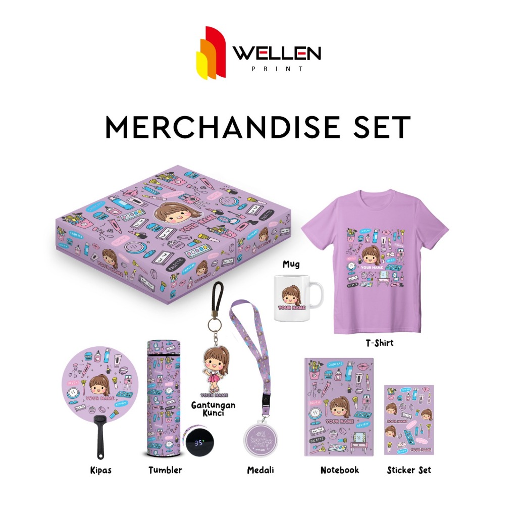 Jual WELLEN PRINT - Cetak Merchandise Set / Souvenir Hardbox Custom ...