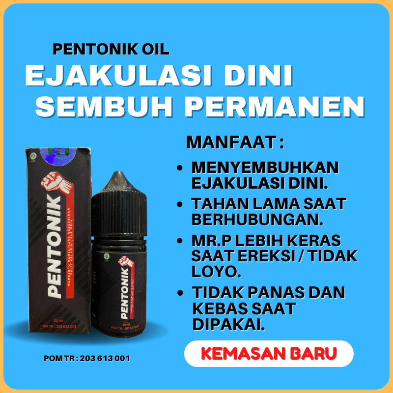 Jual Pentonik Oil Obat Kuat Oles Tahan Lama Herbal Ejakulasi Dini Pria ...