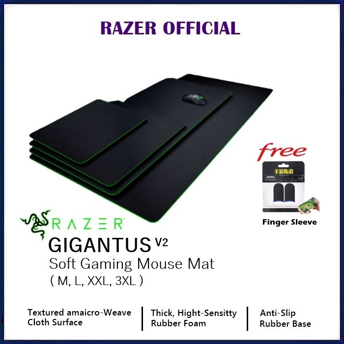 Jual Razer Gigantus V2 M/L/XXL/3XL Softh Cloth Gaming Mousepad | Shopee Indonesia