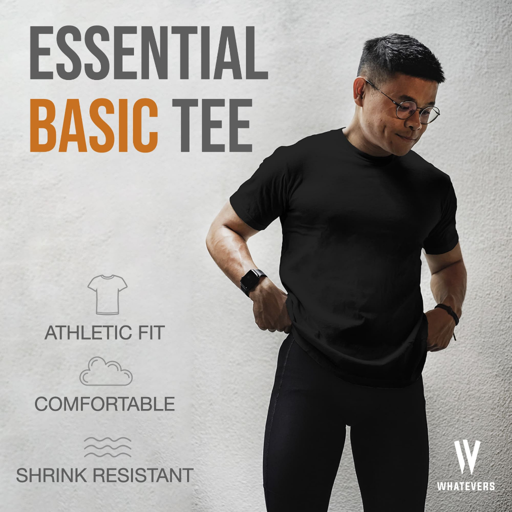 Jual Essential Basic Tee (Perfect Fit) - Kaos Slim Fit, Kaos Pria ...
