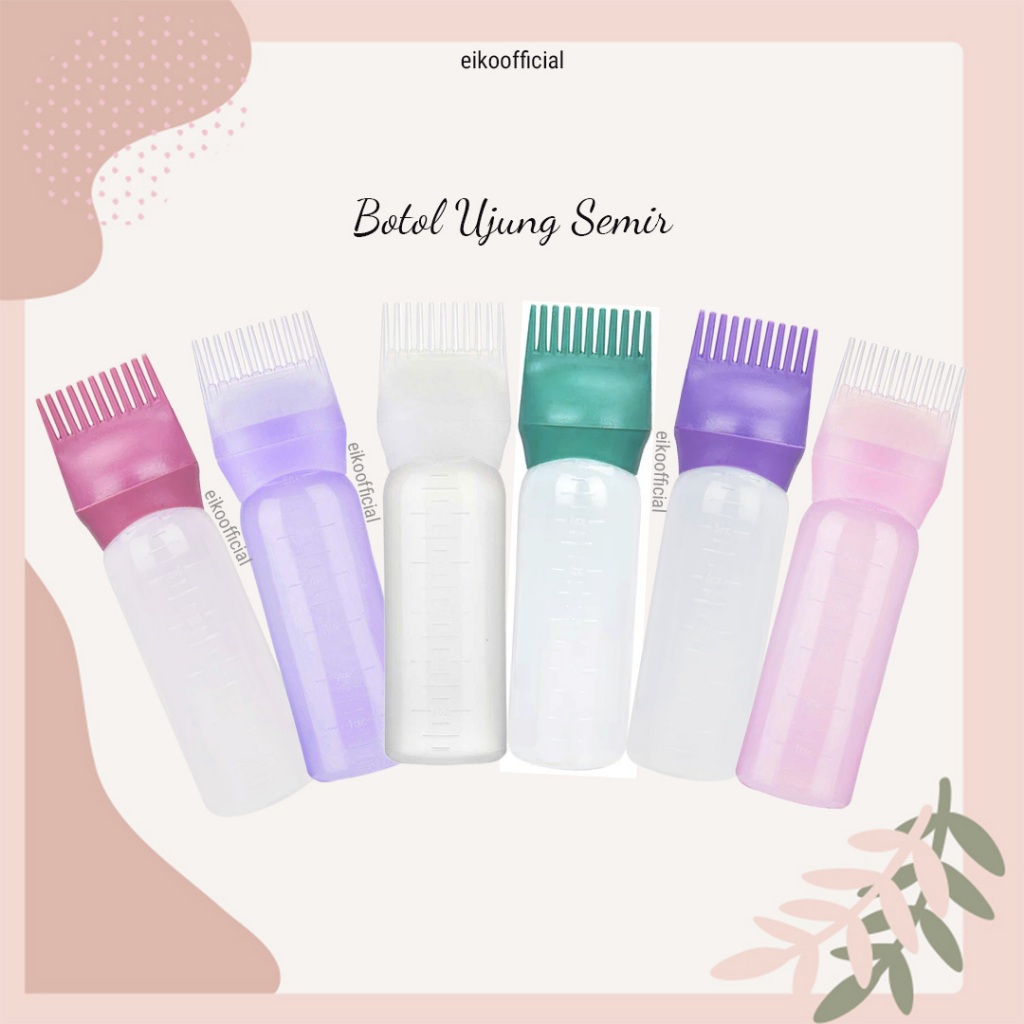 Jual Botol Wadah Pewarna Cat Rambut Hair Tonik Ujung Sisir | Shopee ...