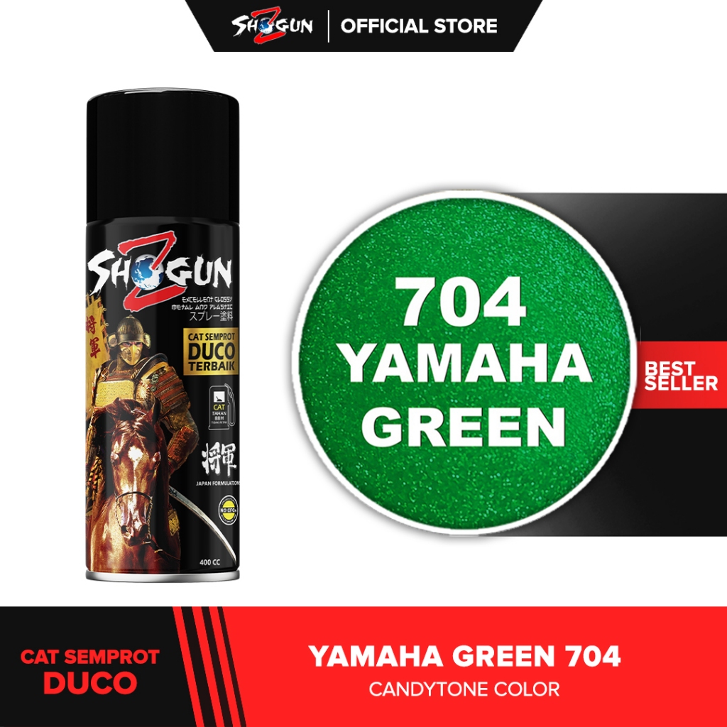Jual Cat Semprot Shogun Z Yamaha Green 704 - Cat Semprot Motor Warna ...