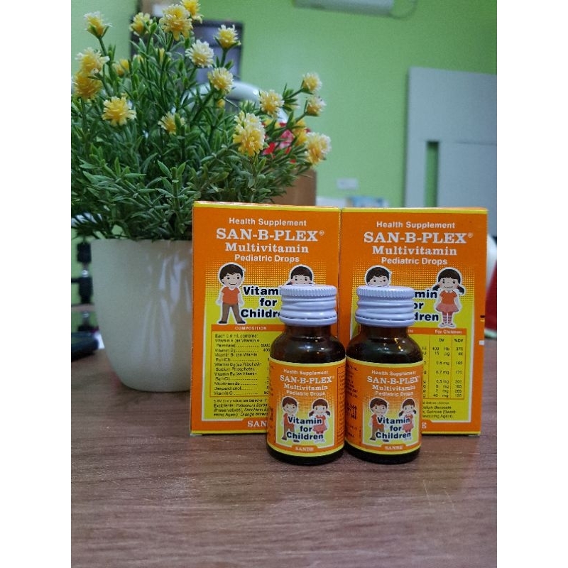 Jual SANBE PLEX PEDIATRIC DROP 15ML / MULTIVITAMIN | Shopee Indonesia