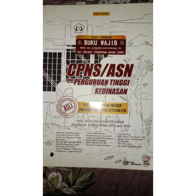 Jual Preloved Buku Prepare Skd Tiu Twk Tkp Buku Cpns Asn Kedinasan Buku