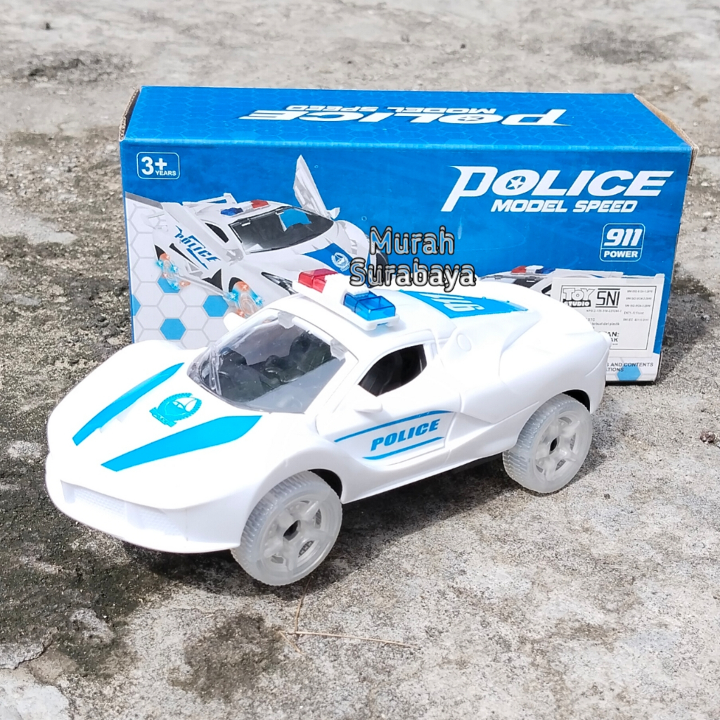 Jual Mobil Police Power Speed Model Ada Lampu Dan Musik 687 | Mainan ...