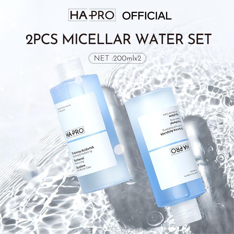 Jual [HAPRO] HA PRO Bundling 2pcs Hydrating Gentle Micellar Water 200ml ...