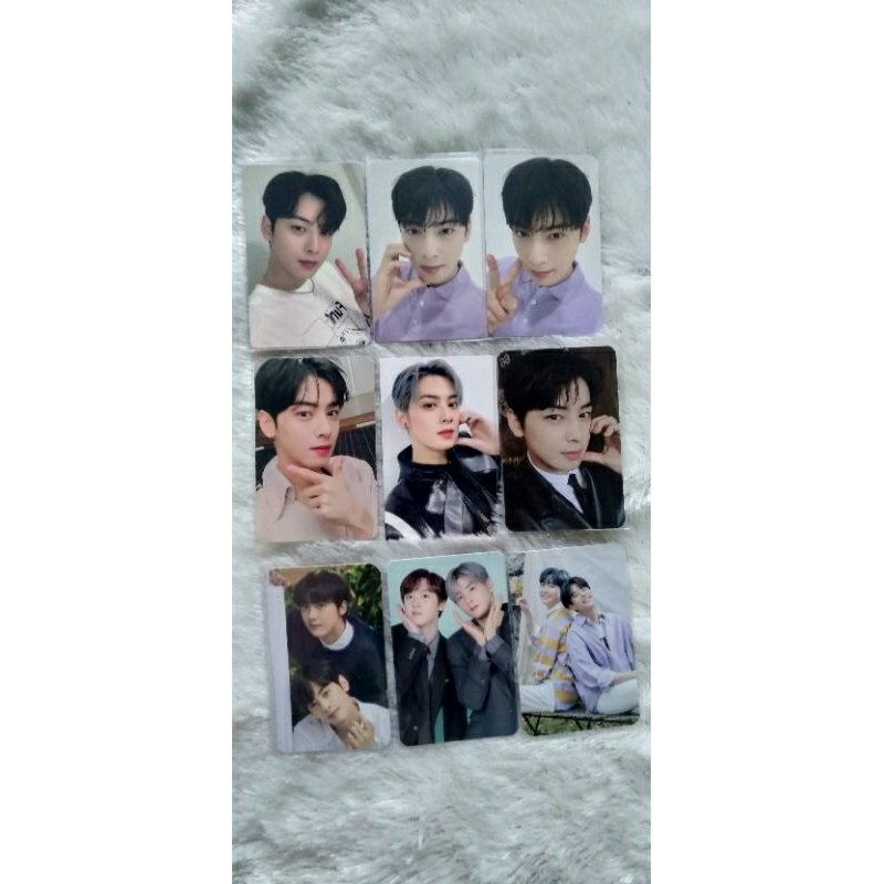 Jual OFFICIAL PHOTOCARD ASTRO CHA EUNWOO YOON SANHA MJ | Shopee Indonesia