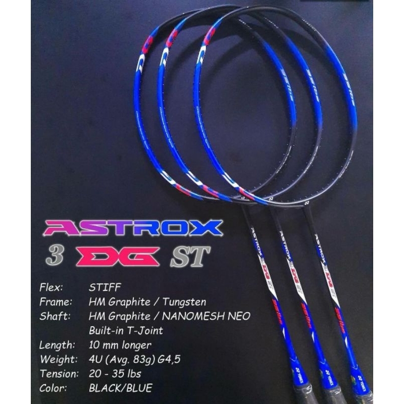 Jual RAKET YONEX ASTROX 3 DG ST HF ORIGINAL SUNRISE | Shopee Indonesia